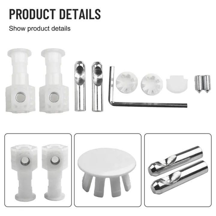 Wall Hung Toilet Installation Bolts Kit Zinc Plated Metal Fasteners for ...