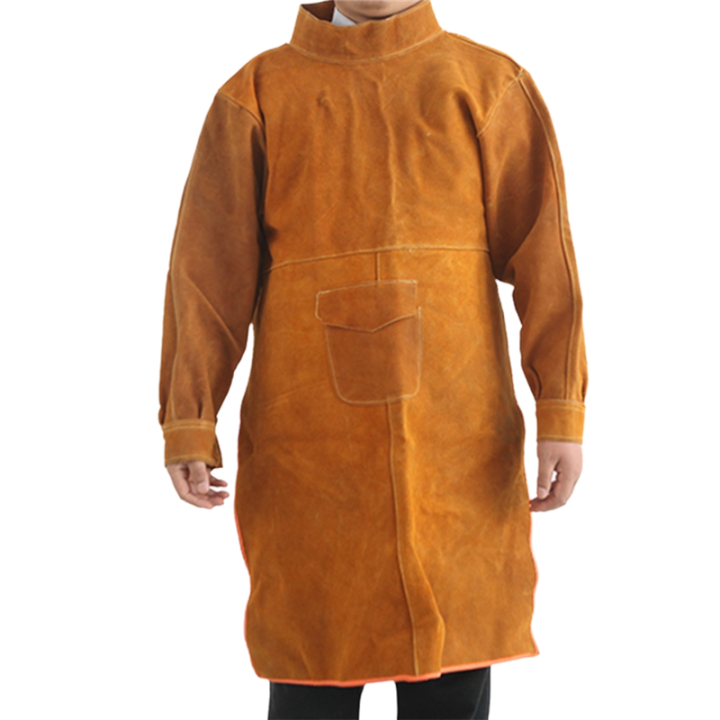 105cm Long Heavy Duty Welding Apron Abrasion Resistant Work Clothes for ...