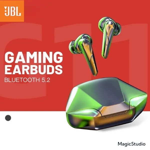 ♥ Free shipping+COD ♥ JBL-G11 Game Headphones TWS Bluetooth 5.0 ...