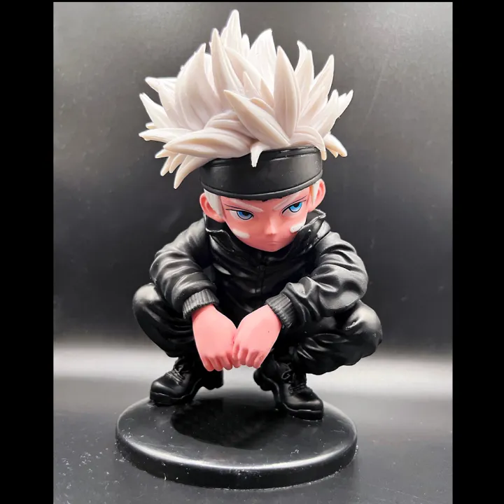 Jujutsu Kaisen Anime Gojo Satoru Chibi Figure For Display Showcase Gift ...