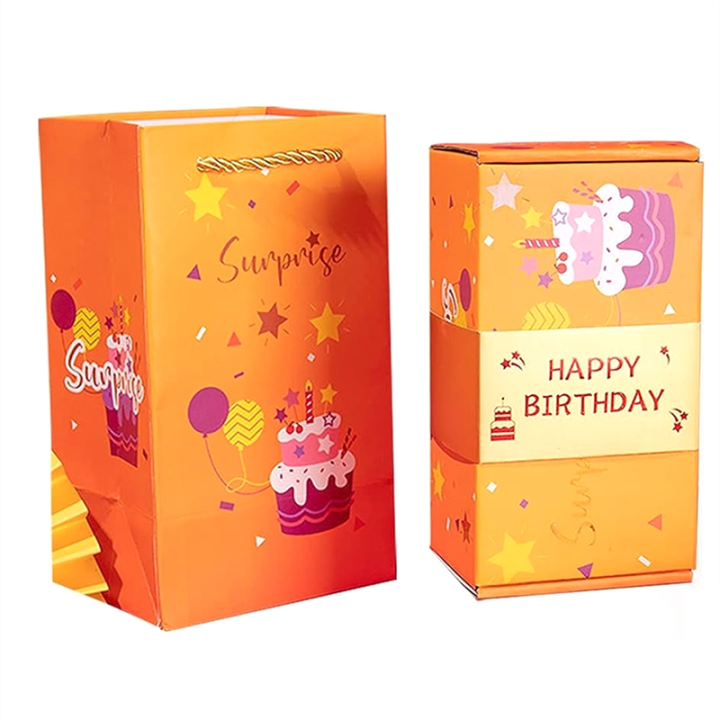 Exploding Gift Box Money Up Surprise Birthday Prank Box Money Roll Gift ...