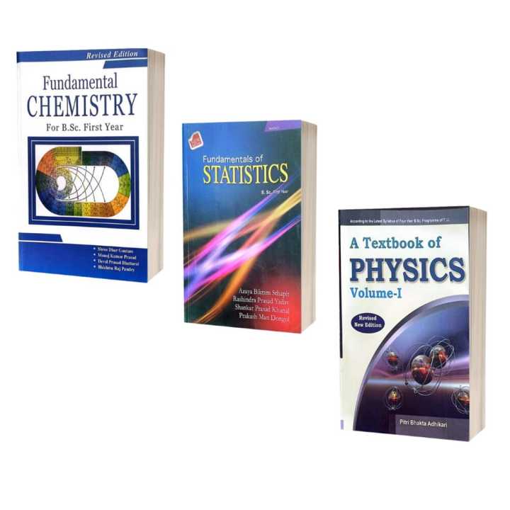 Bsc First Year Book Combo ( Physics,Statistic,Chemistry ) | Daraz.com.np