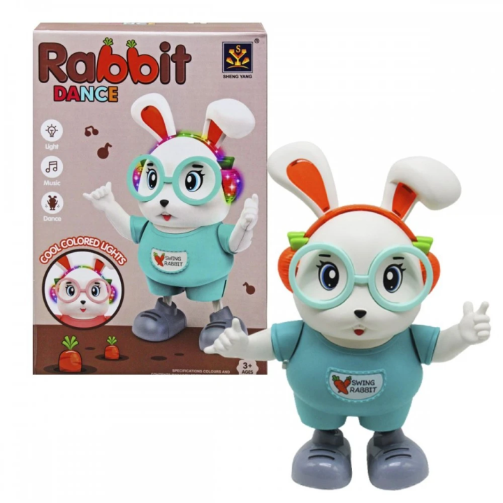 Rabbit With Music And Flashing Lights Electric Dancing Rabbit Toy Fine ...