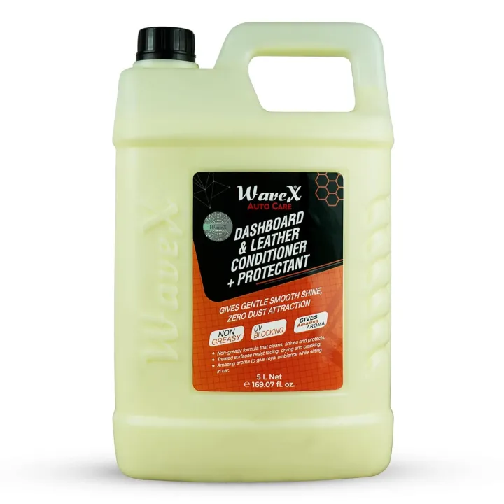 Wavex Dashboard Polish & Leather Conditioner + Protectant | Car Interior Care | Restores ...
