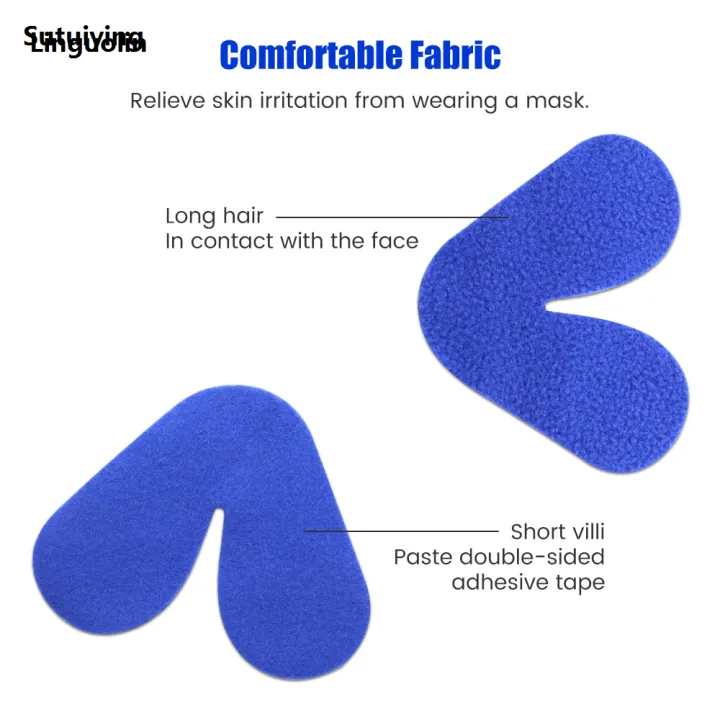 Linguolin Nasal Pads for CPAP Masks Sleep Apnea Mask Comfort CPAP Nose ...