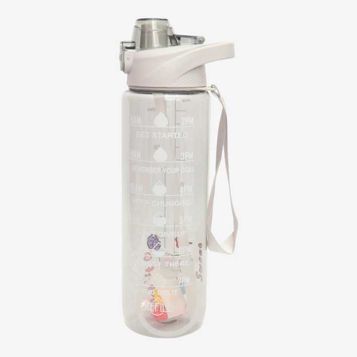Hard Plastic AM/PM Design Water Bottle 1000ml | Daraz.com.np