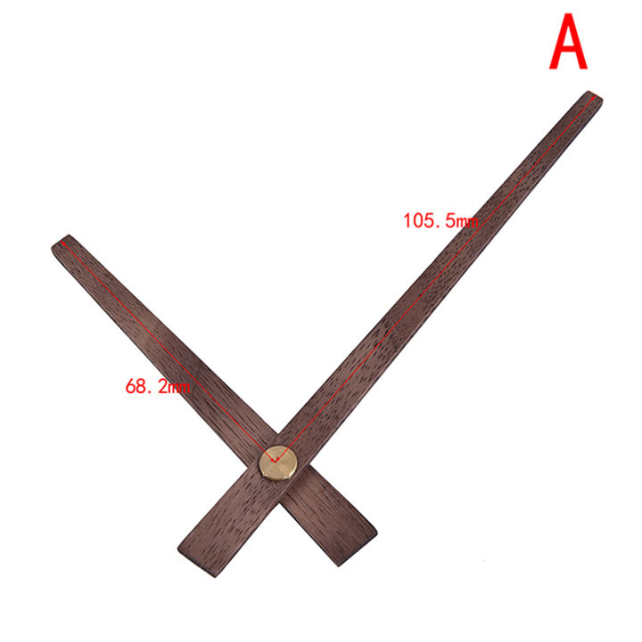 Wooden Pointers DIY Wall Clock Hands 12 inch Clock Needle Quartz ...