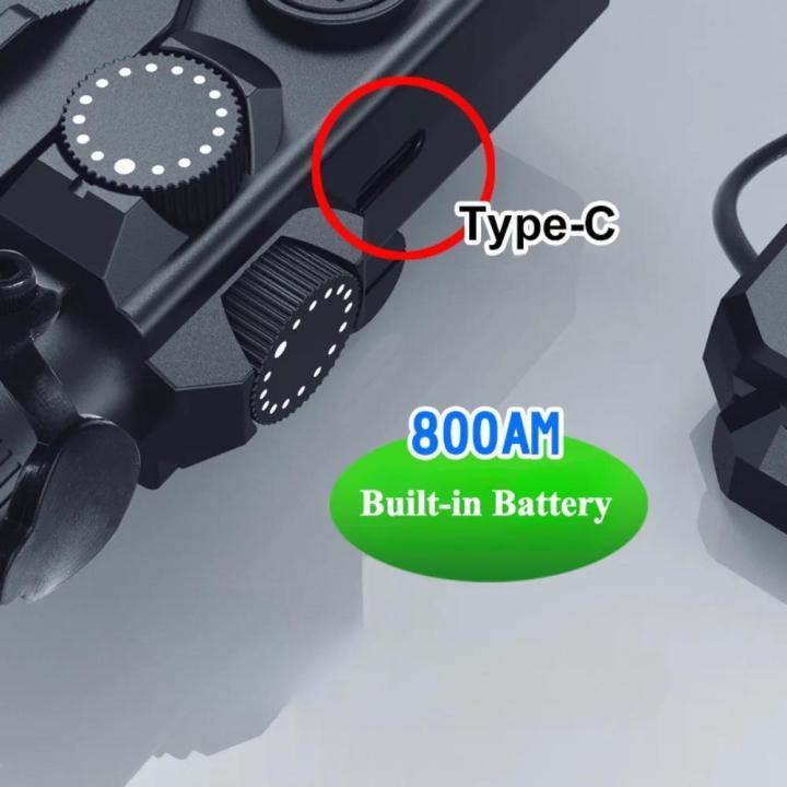 2025 Tactical DBAL-A2 Laser Flashlight Indicator Red Green Dot/White ...