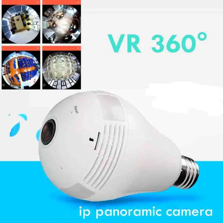 Wireless Panoramic Bulb 360° Ip Bulb Camera Sold By Gearmandu | Daraz ...