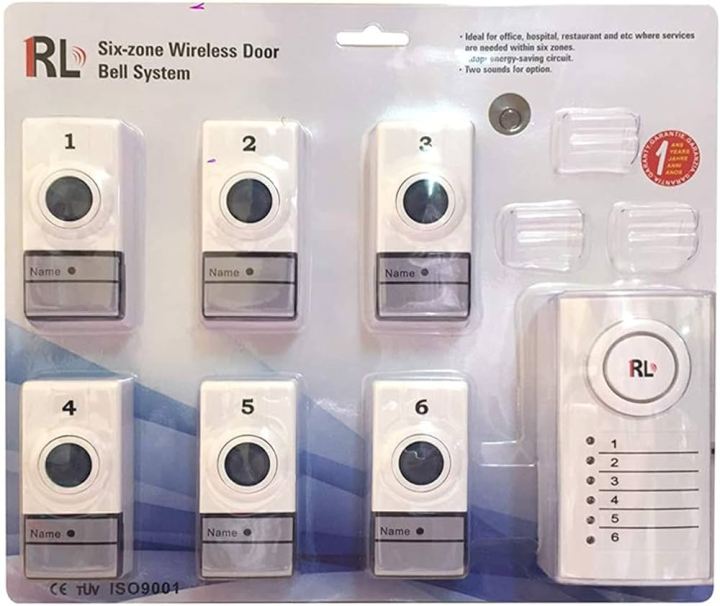 Six Zone Wireless Door Bell System, Wireless Doorbell For Six Rooms By Khopotraders | Daraz.com.np