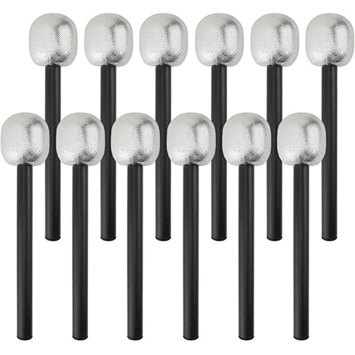 Costume Accessory Decorative Props Plastic Mics Karaoke Fun Stage Mic ...