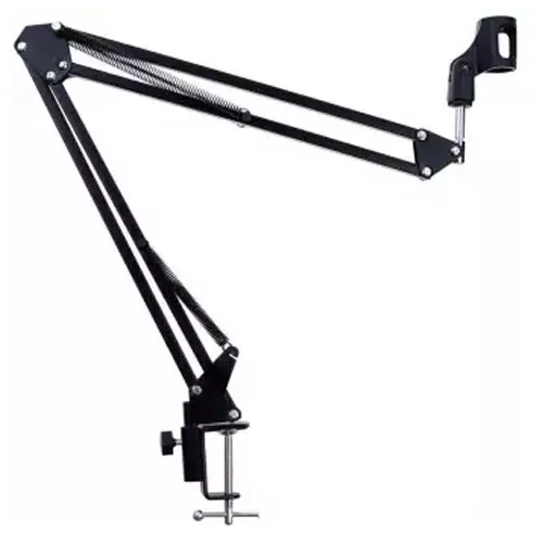 Professional Folding Microphone Stand – Adjustable Scissor Arm, Steel ...