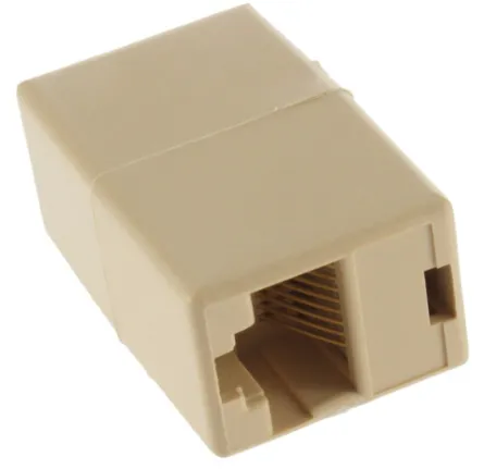 Internet Cable Connector Jointer Adaptor 2 port RJ45 Network Splitter 1 ...