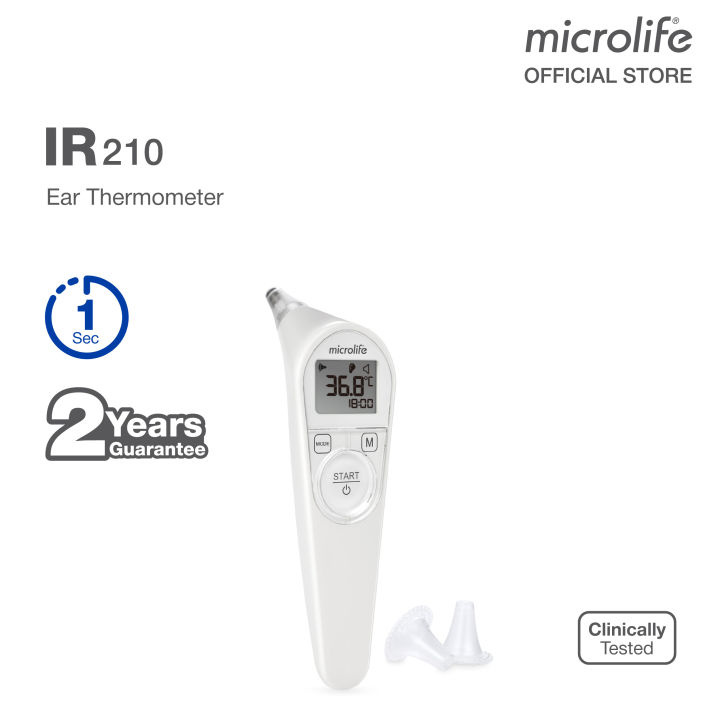 Microlife IR 210 | Infrared Ear Thermometer with ACCUsens Guidance System | Measures Body ...