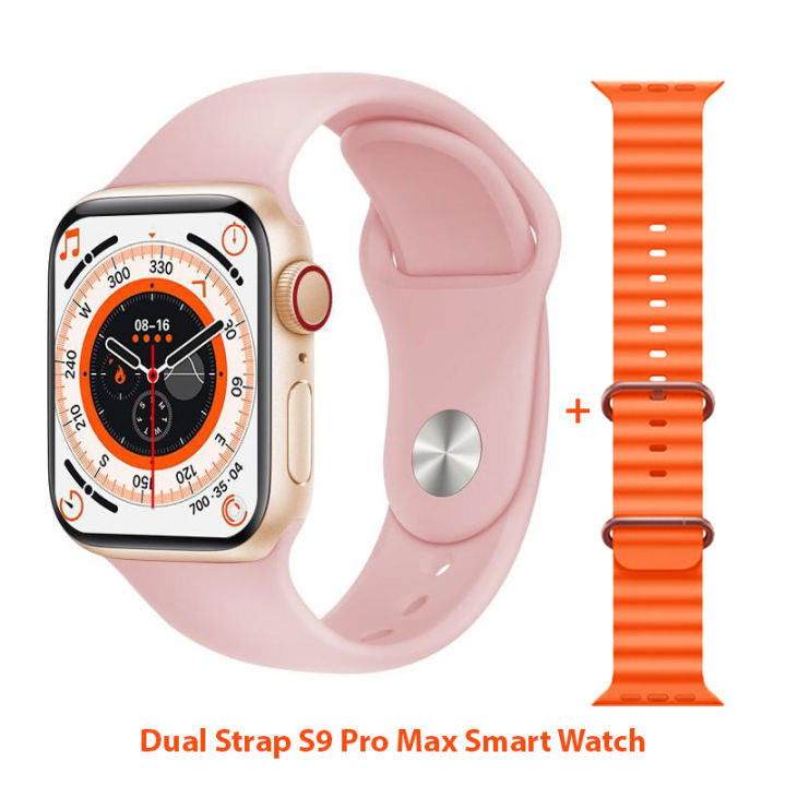 S9 Pro Max Smartwatch Dual Strap Smart Watch With Large Full HD Clear ...