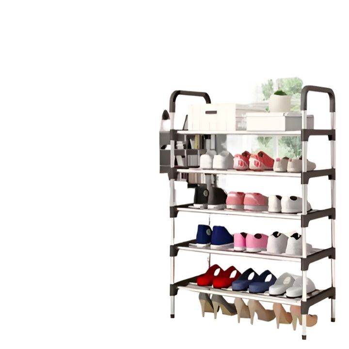Stainless Steel Foldable Shoe Rack 5 Layers Size | Daraz.com.np