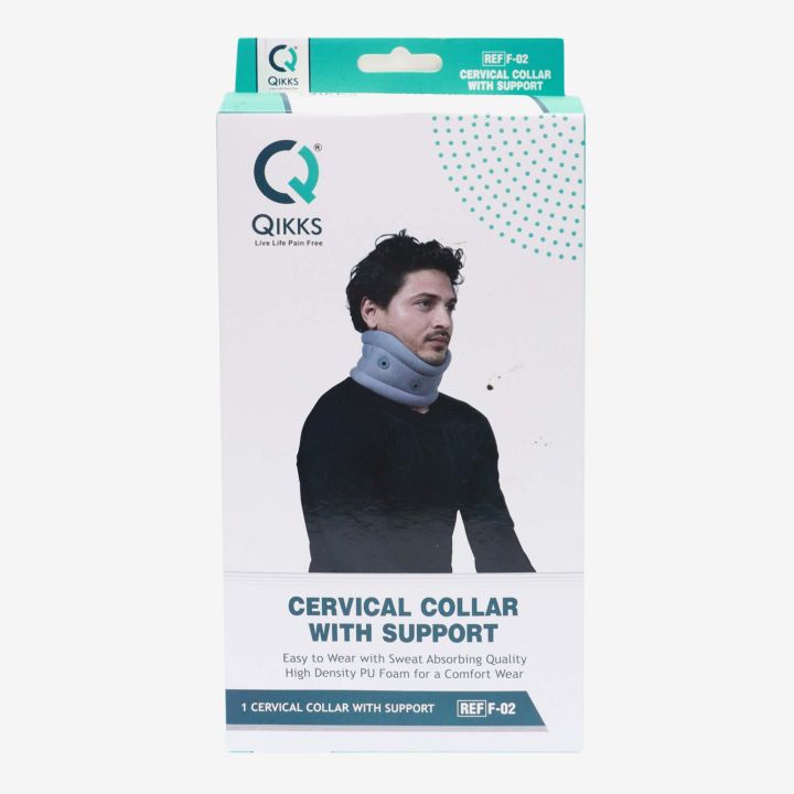 Qikks Cervical Collar With Support Neck Band F-02 | Daraz.com.np