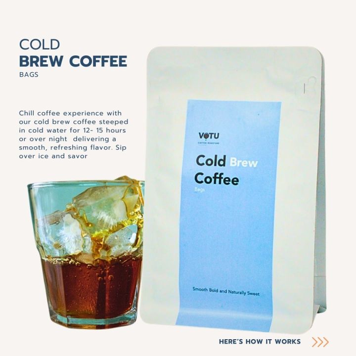 VOTU Cold Brew Coffee - Bags | Daraz.com.np