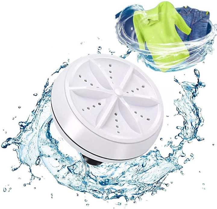 Mini Portable Ultrasonic Turbine Washing Machine Turner USB Powered By ...