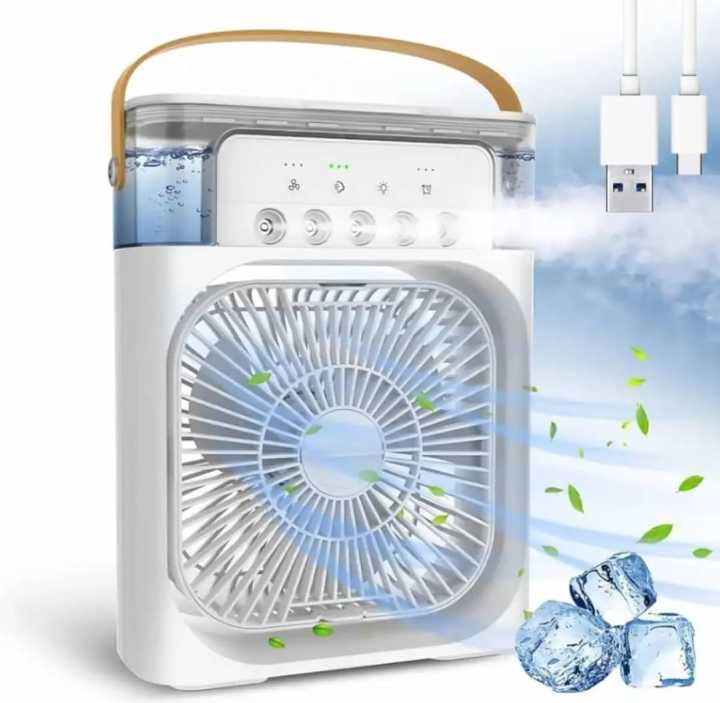 Mini Air Cooler Fan plus Humidifier - Air Conditioner With Water and ...