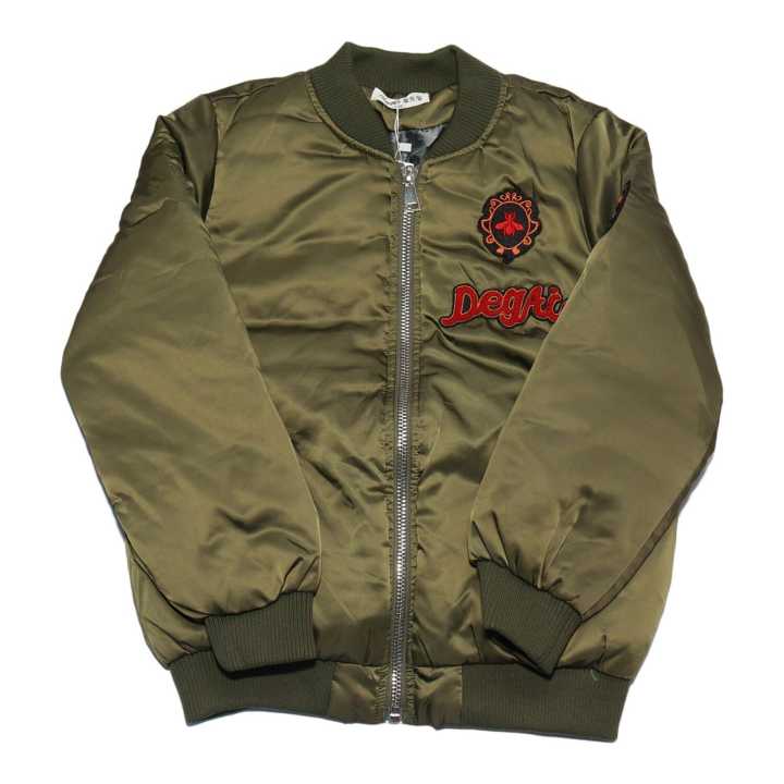 Army Green Bumper Down Jacket For Boys 140 | Daraz.com.np