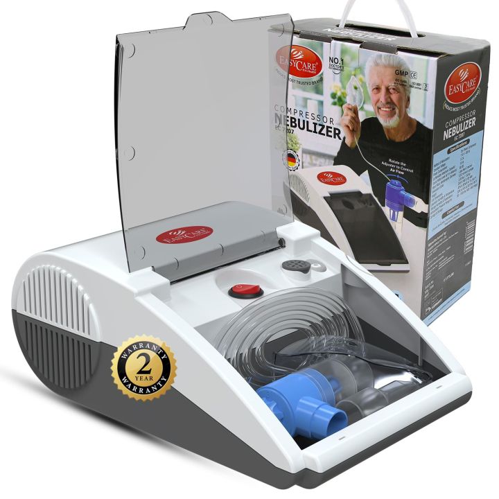 EASYCARE EC7207 Dual Compartment Nebulizer Machine for adults and kids ...