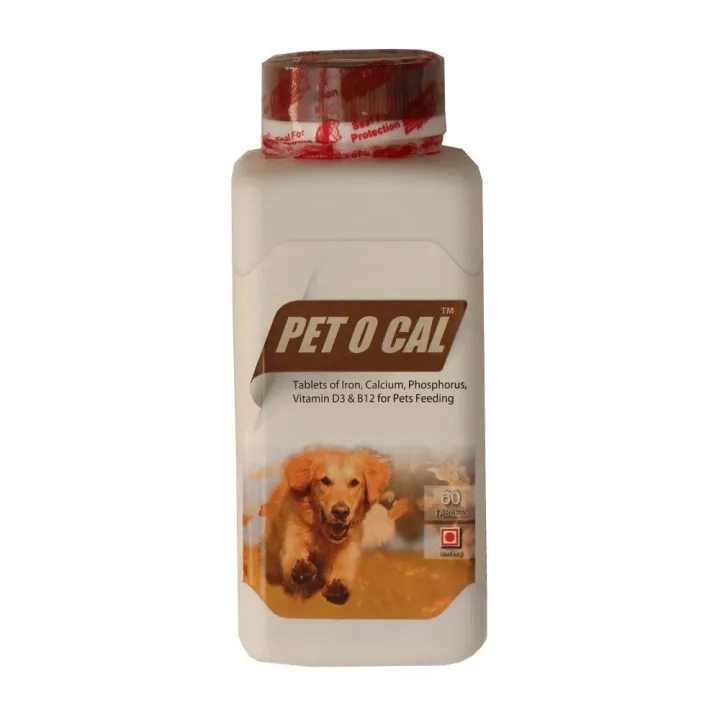 All 4 Pets Pet-O-Cal Vitamin Tablets For Dogs- 60 Capsules | Daraz.com.np