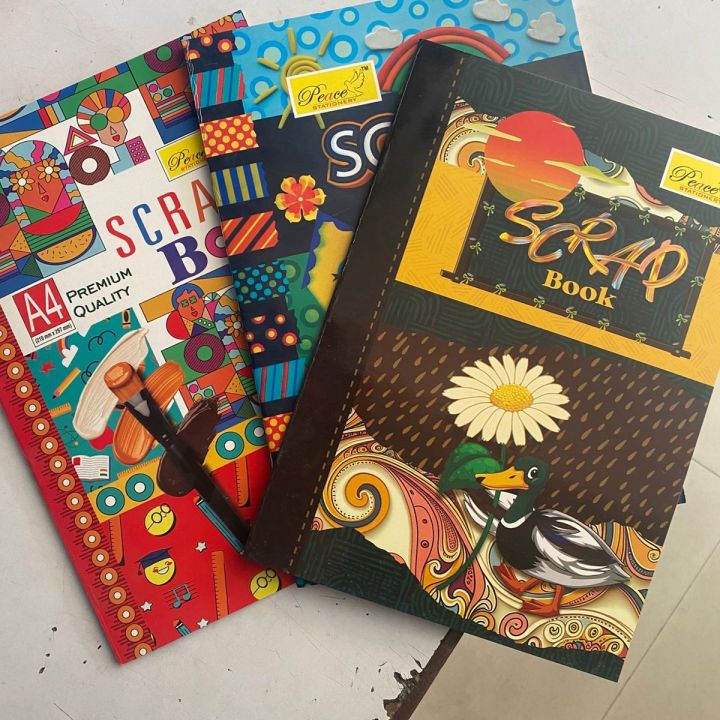 Scrap Book Premium Multicolour A4 | Daraz.com.np