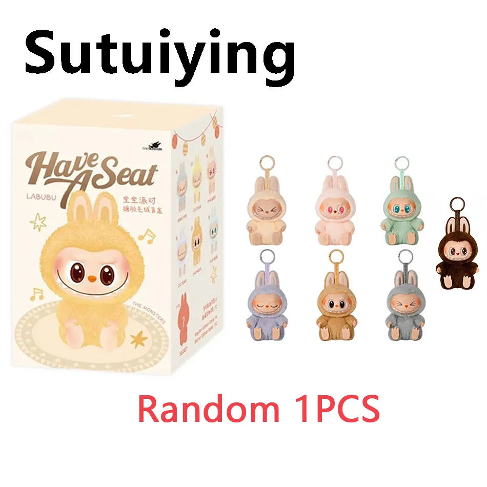 Sutuiying Labubu Third Generation Have A Seat Series Blind Box Action ...