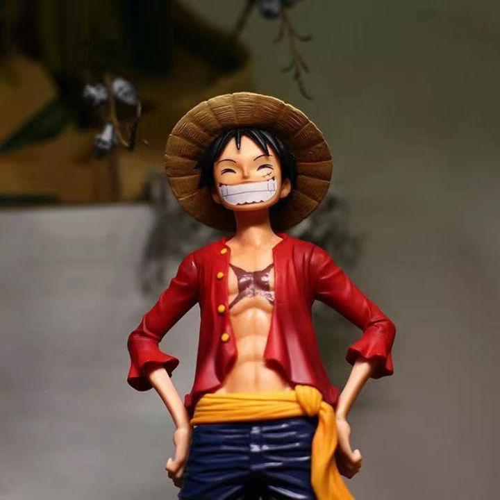 27cm Anime One Piece Figurine Luffy PVC Statue Action Figure Monkey D ...