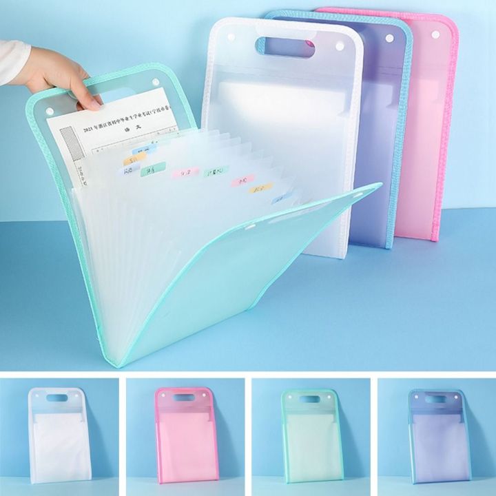 Portable Large Capacity Transparent Vertical Organ Box Document Bag ...