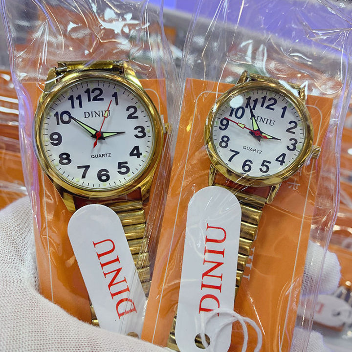 Middle-aged and Elderly Watches Large Numbers Men Women Spring Watch ...