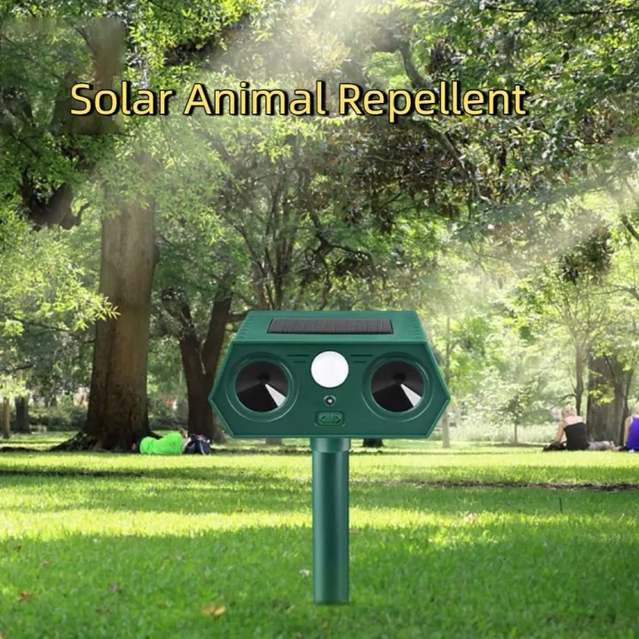 Dog Barking Deterrent High Volume Sound Solar Animal Waterproof Long ...