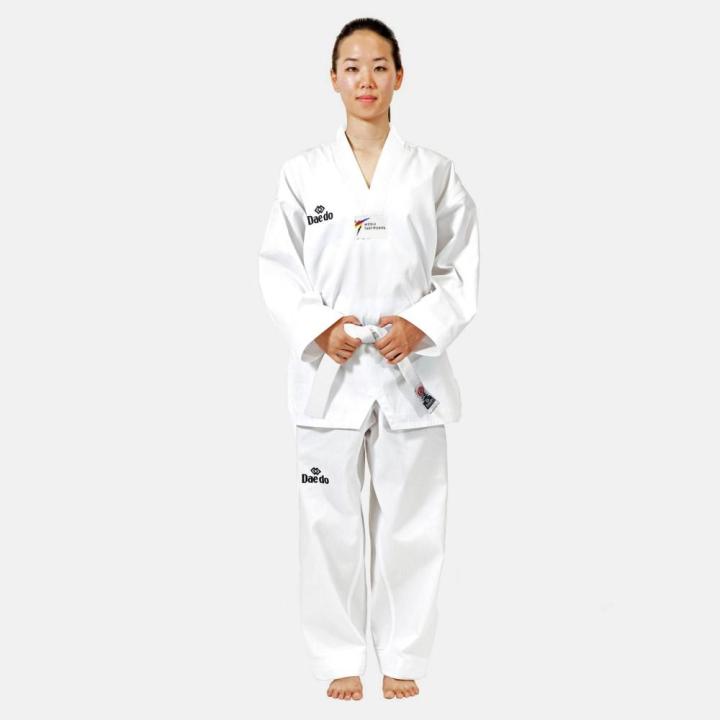 Daedo World Taekwondo Federation Style Dobok With Belt - White | Daraz ...