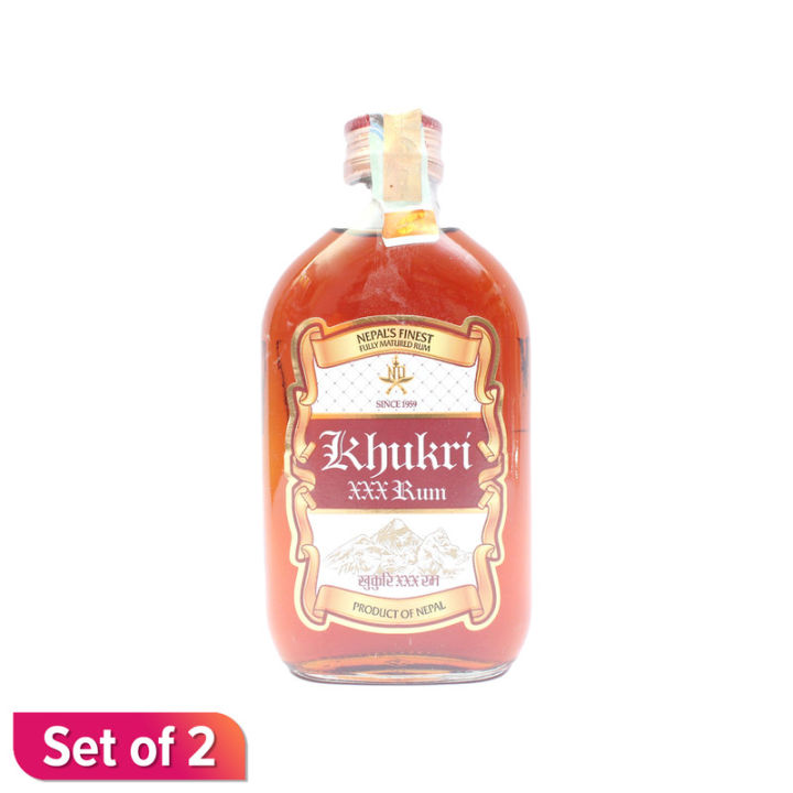 Khukuri Rum 180ml (Set of 2) | Daraz.com.np
