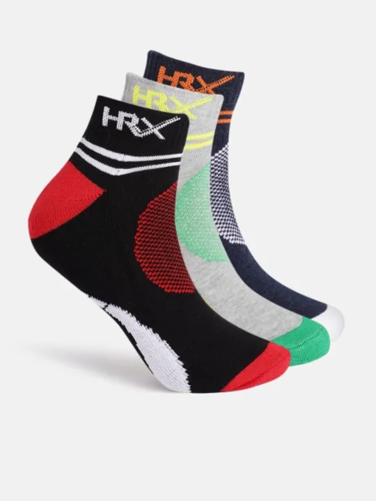HRX by Hrithik Roshan Set Of 3 Above Ankle Length Socks For Men | Daraz ...