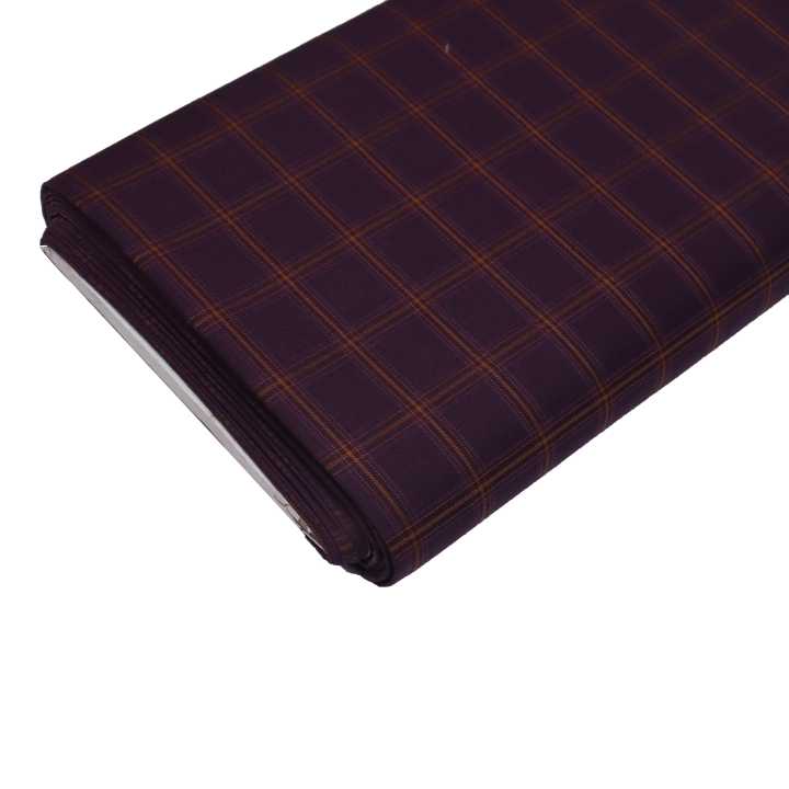 Purple Cotton Lining Design Shirting And Shooting Cloth 3m For Men ...