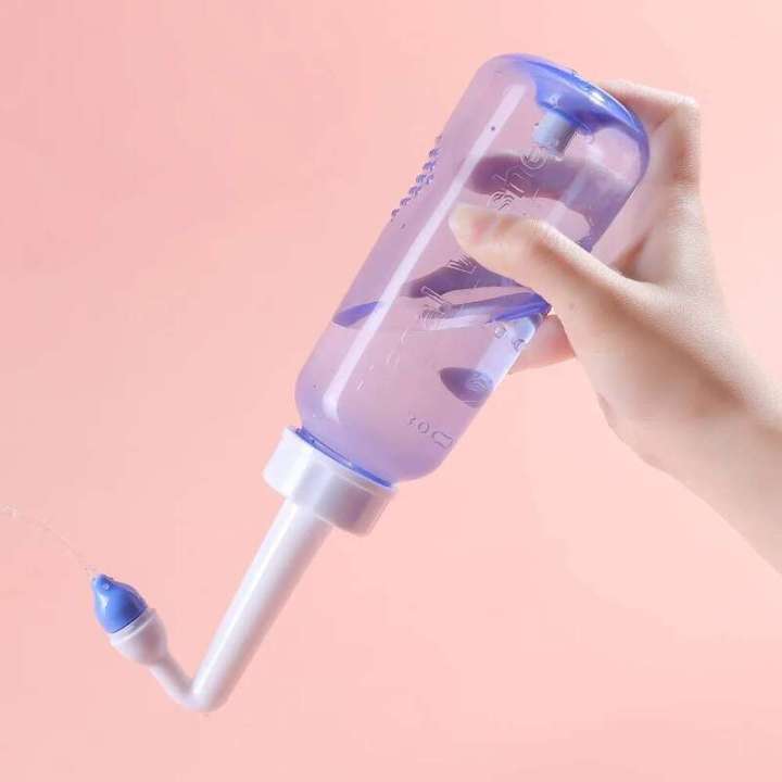 300/500ML Neti Bottles, Nettie Pot Sinus Rinse, Nose Cleaner, Manual ...