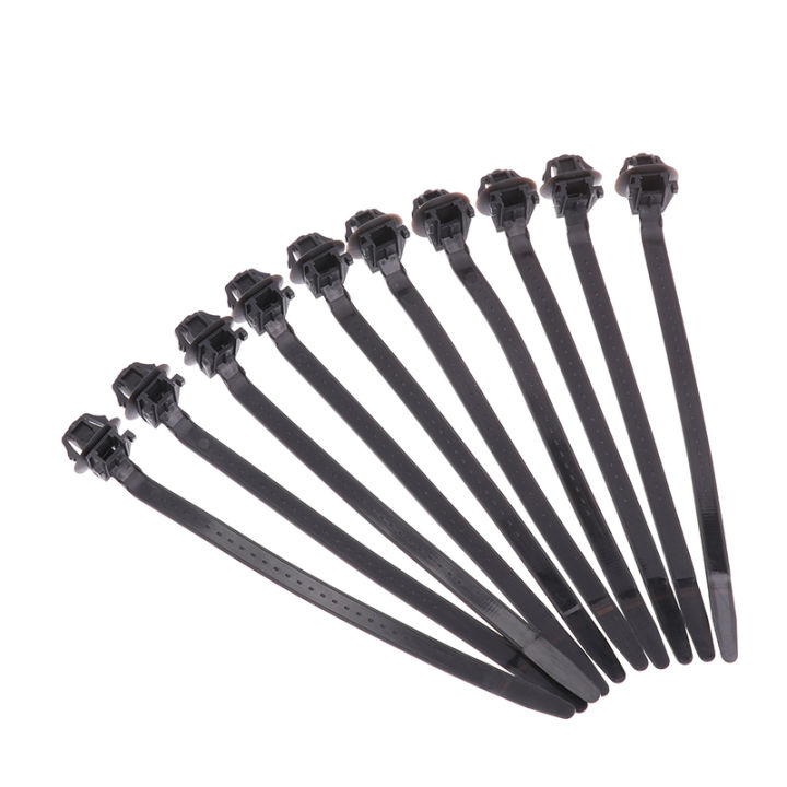 10PCS Nylon Plastic Vehicle Motocycle Cable Tie Car Wiring Harness ...