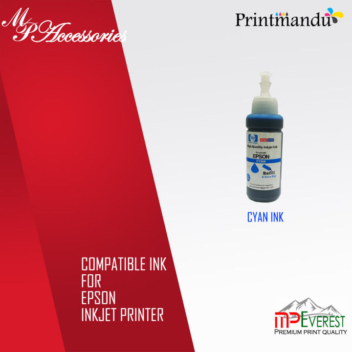 MP Refill Ink For Epson Printer - Cyan | Daraz.com.np