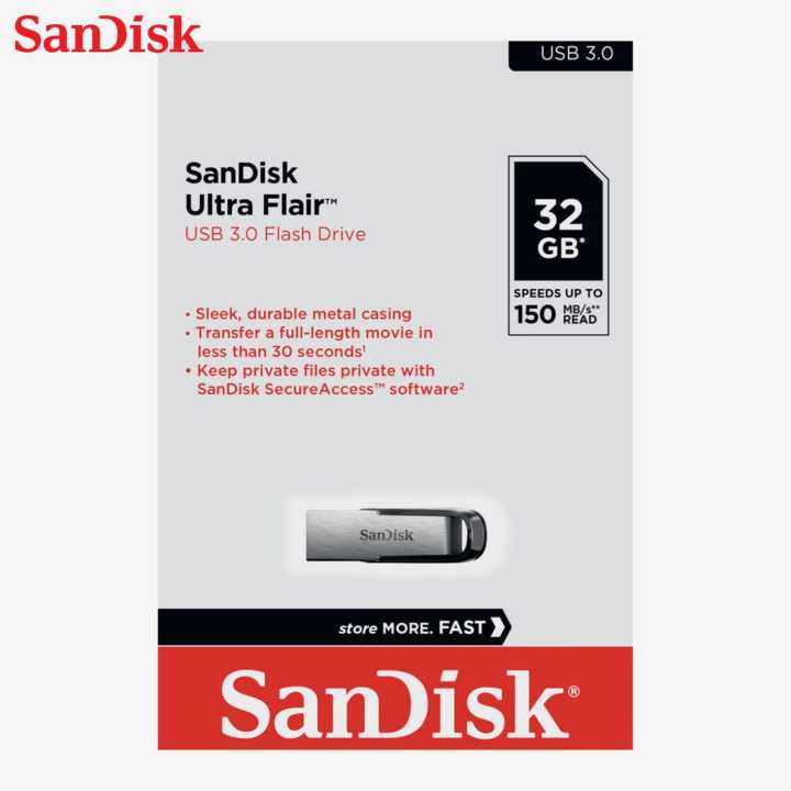 SanDisk Ultra Flair USB 3.0 Memory Stick - 32 GB - Oliz Store | Daraz ...