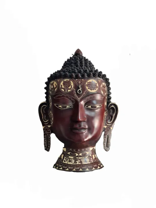 Resin Buddha Mask Carving 12 Inch | Daraz.com.np
