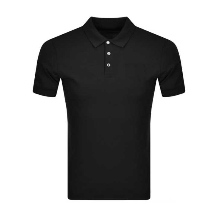Black Plain Cotton Polo T-Shirts For Men | Daraz.com.np