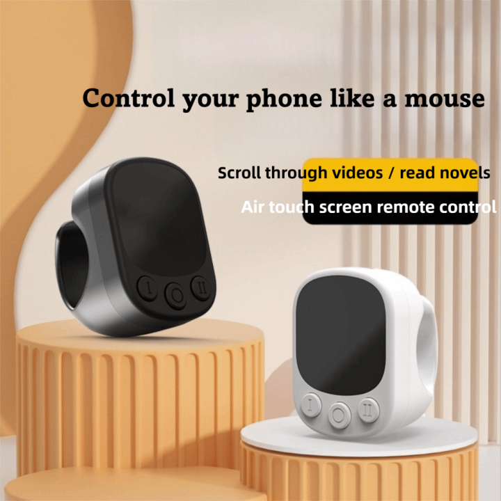 Automatic Control Auto Screen Clicker Bluetooth Ring Remote Continuous Clicker Scrolling ...