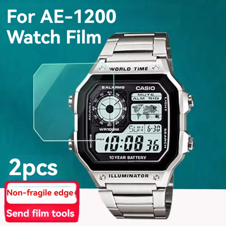 New For Casio AE1200Wh AE-1200 AE-1300 AE1200 AE-1200WHD Watch Film AE ...