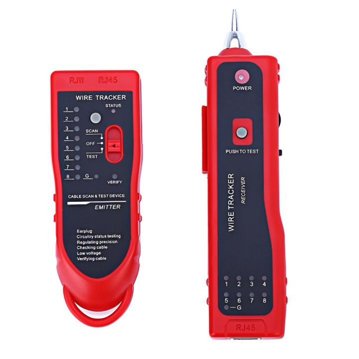LAN Network Cable Tester Cat5 Cat6 RJ45 UTP STP Line Finder Telephone ...
