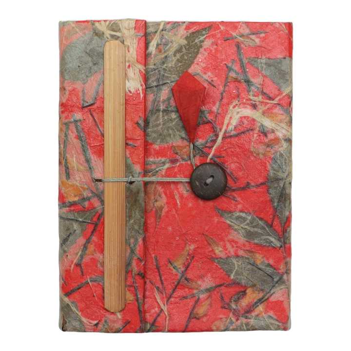 Floral Design Hand Made Paper Diary 16 X 11 Cm | Daraz.com.np
