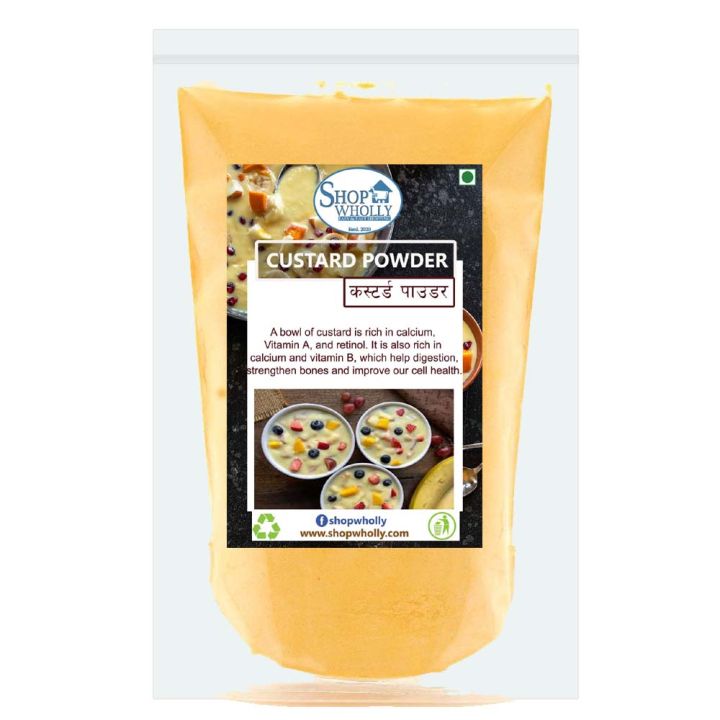 ShopWholly Premium Custard Powder – Smooth, Creamy & Delicious Dessert ...