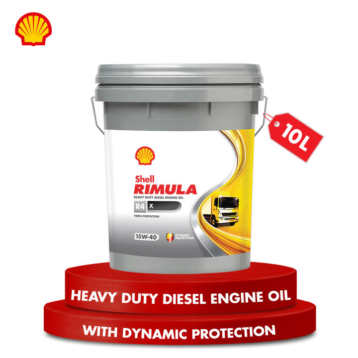 Shell Rimula R4X 15W 40 _ Mineral Oil, CI4 plus - 10 Ltr Pack | Daraz ...