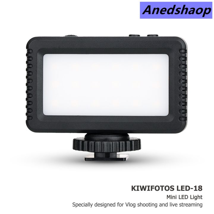 Anedshaop KIWIFOTOS 5600K Mini LED Fill Light Hotshoes Protable LED ...